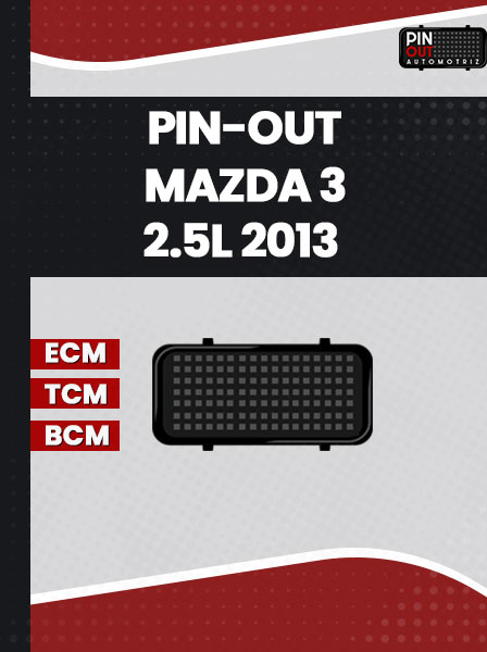 PIN-OUT MAZDA 3 2.5L 2013
